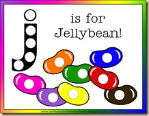 J is for Jelly Bean (Alternative) - Confessions of a Homeschooler